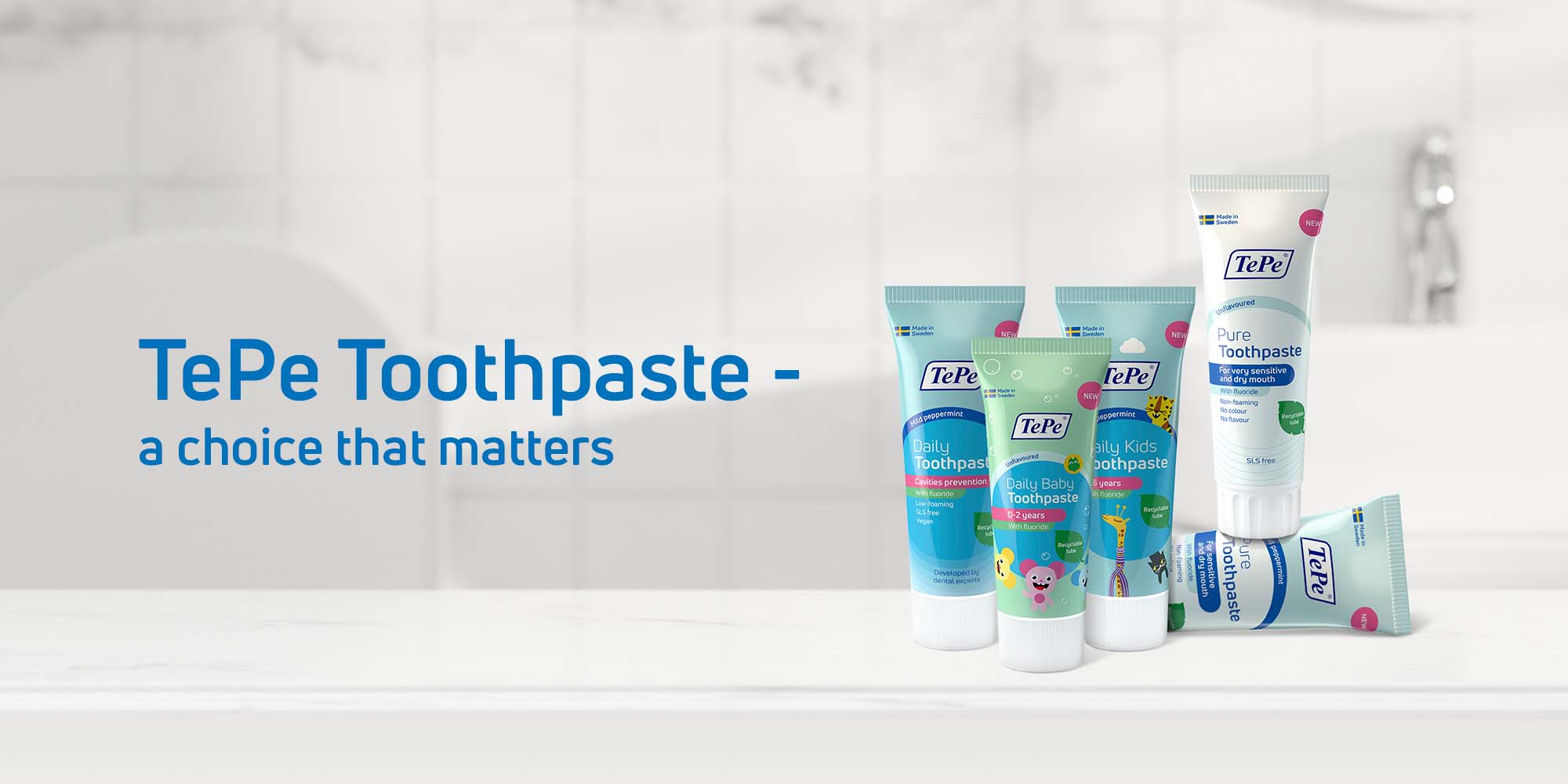 TePe Toothpaste – a choice that matters | TePe