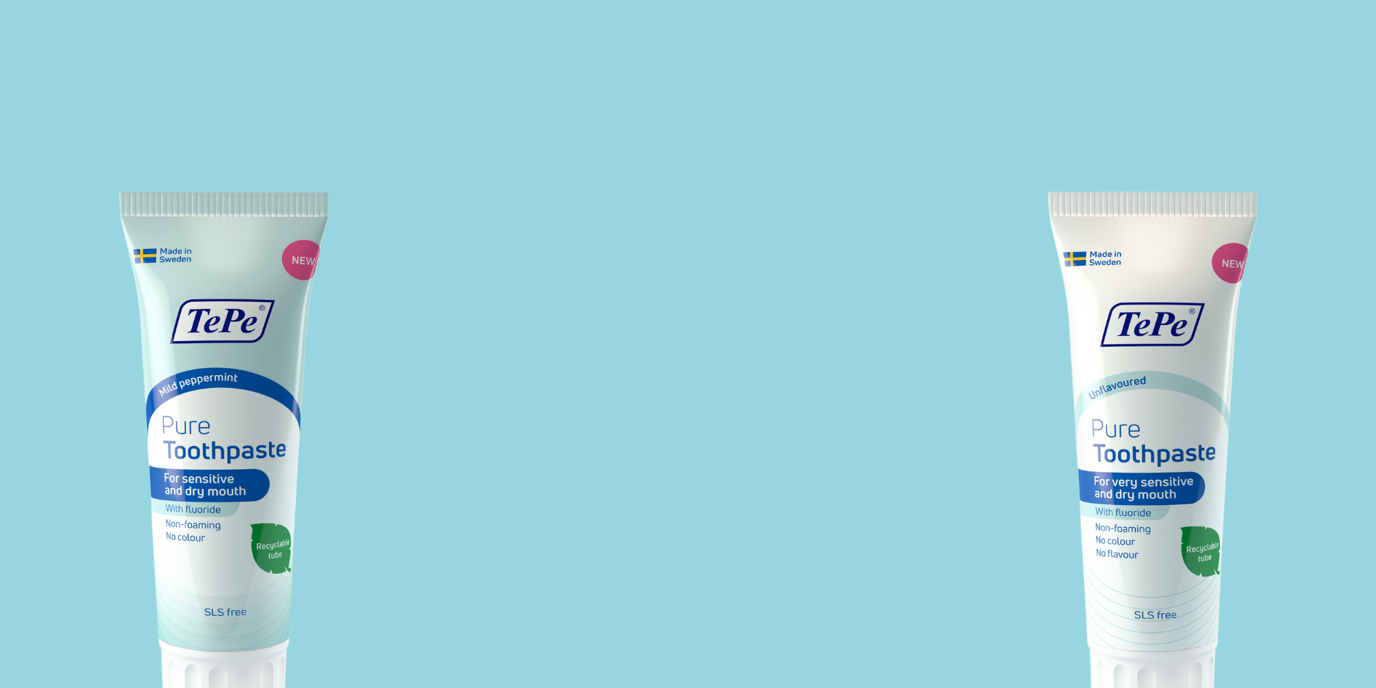 TePe Pure Toothpaste for sensitive gums and dry mouth